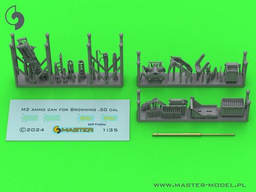 Master GM-35-073 Browning M2HB .50 cal (12,7mm) - for M49 Ring Mount (D40721 carriage / D40733 cradle / D40731 fixed ammo can or D90078 tray)