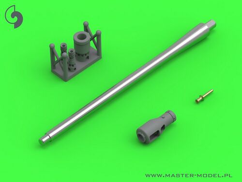 Master GM-35-095 Sd.Kfz. 234/2 Puma - 50mm KwK39 L/60 gun barrel & MG-42 tip for mantlet (for MiniArt, RFM, Dragon kit)
