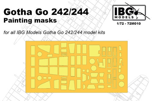 IBG 72M010 Gotha Go-242 / Go-244 - Painting Masks (for IBG Models kits)