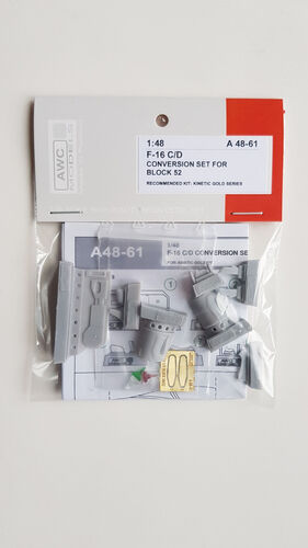 AWC-MODEL A48-61 F-16 C/D Conversion Set For Block 52 (For Kinetic Gold Series)