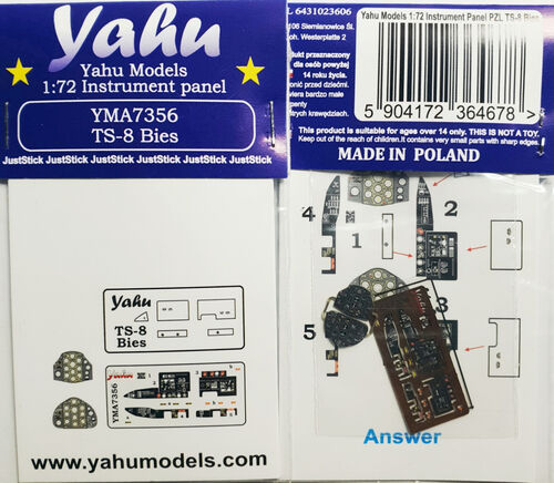 Yahu Models A7356 TS-8 Bies (For Answer)