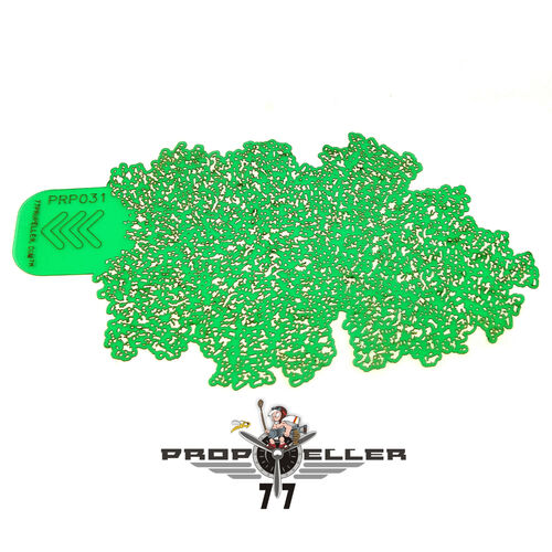 77propeller 031 Airbrush Template - medium stains - Airbrush Stencils (110 mm x 70 mm)