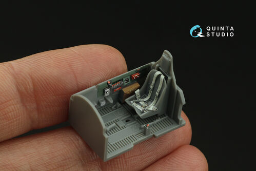 Quinta Studio QD72122 Republic P-47 D Thunderbolt Razorback - 3D-Printed & Coloured Interior (for Tamiya kits)