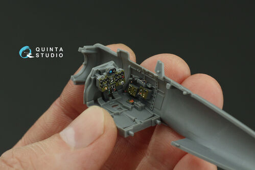 Quinta Studio QD72162 A6M2 Zero (Mitsubishi Prod.) - 3D-Printed & Coloured Interior (for Tamiya kits)