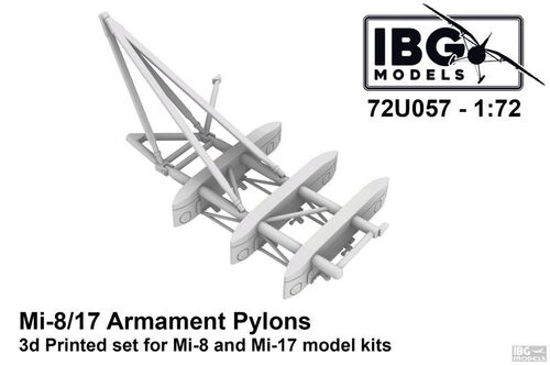 IBG 72U057 Mil Mi-8 / Mi-17 - Armament Pylons (3D Printed Set)