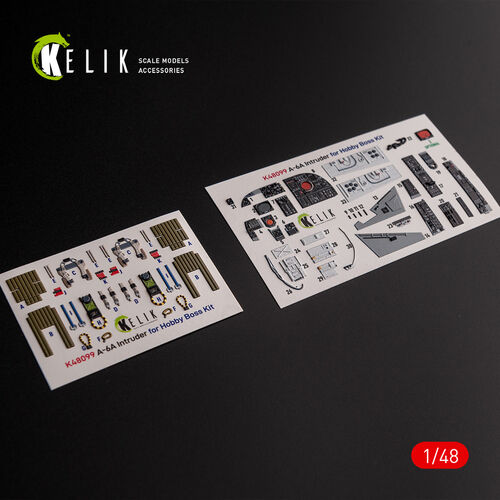 KELIK K48099 A-6A Intruder - Interior 3D Decals For HobbyBoss Kit