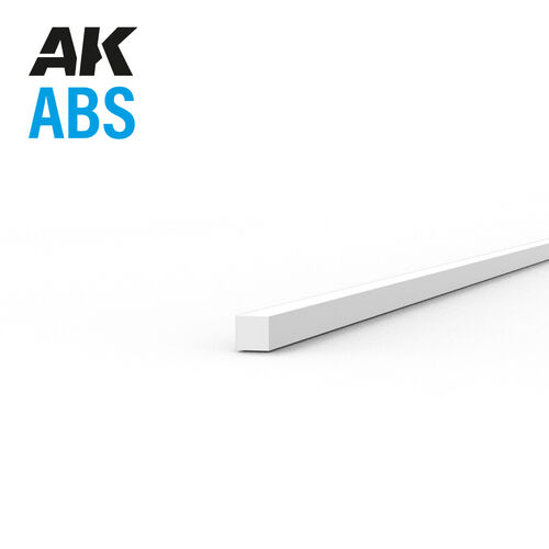 AK-Interactive 6707 ABS Opaque Strip 0.50 x 0.50 x 350mm - 1 Piece