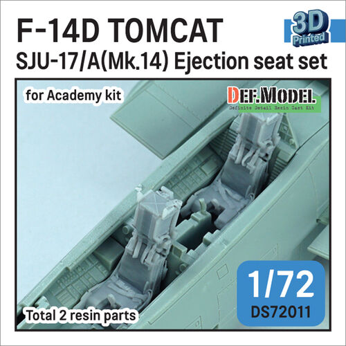 DEF Model DS72011 F-14D Tomcat SJU-17/A(Mk.14) Ejection Seat Set (For Academy Kit)