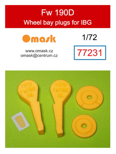 Omask 77231 Fw 190D Wheel Bay Plugs (For IBG)