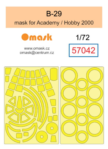 Omask 57042 B-29 Mask (For Academy / Hobby 2000)