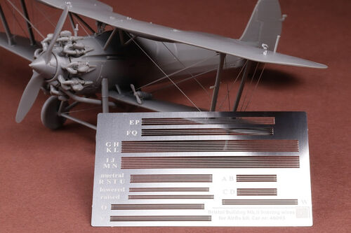 SBS Model 48093 Bristol Bulldog Mk.II - Rigging Wire Set Photo Etched stainless steel (for Airfix kits)