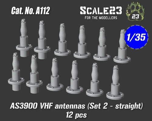 Scale23 35-A112 Anteny US / NATO (Set 2 - proste) - 12 szt.
