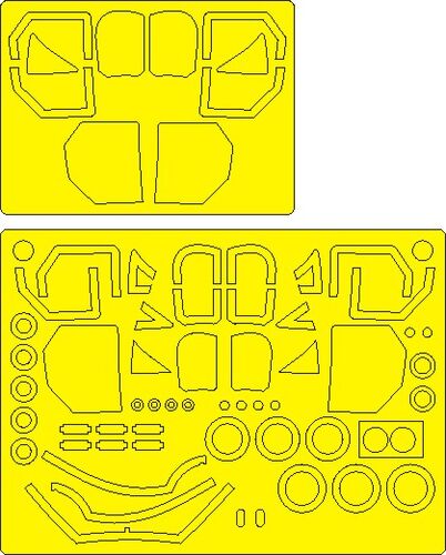 New Ware AM1235 Ka-52 Alligator EXPERT Kabuki Masks For Zvezda