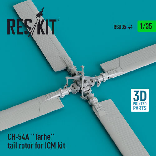 RES/KIT U35-0044 CH-54A 'Tarhe' Tail Rotor For ICM Kit (3D Printed)