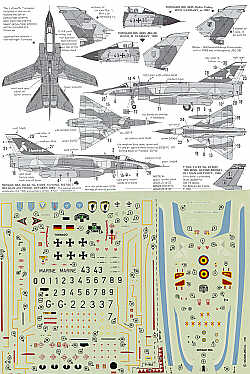 Modeldecal 087 West German Air Force and Navy Panavia Tornado IDS