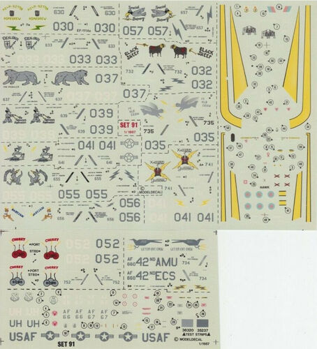 Modeldecal 091 EF-111A Raven and Hawk T.1 Decals
