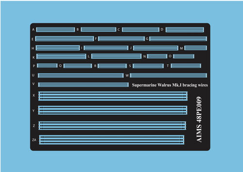 Aims 48PE009 Supermarine Walrus Mk.I/Mk.II - Bracing Wires (for Airfix kits)