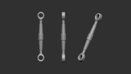 Art Scale Kit A48006 Turnbuckles 50 pcs. (5,5mm / 0,9mm)