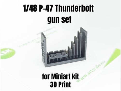 Art Scale Kit A48012 Republic P-47 D Thunderbolt gun set (for MiniArt kits)