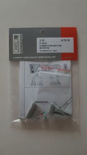 AWC-MODEL A72-19 General Dynamics F-16 C Block 52 - Conversion Set (for Tamiya kits)