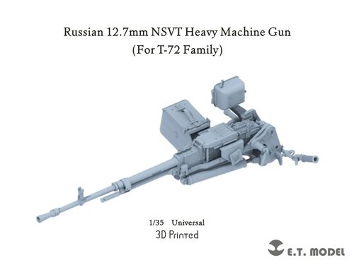 ET Model P35-250 Russian Heavy Machine Gun 12.7mm NSVT for T-72 Family
