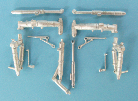 Scale Aircraft Conversions 48198 Mikoyan MiG-23 M / MF / ML / BN Flogger - Landing Gear (designed to be used with Eduard kits and Trumpeter kits)