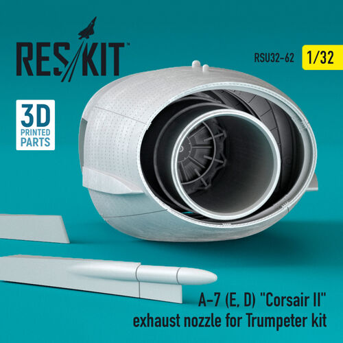 RES/KIT U32-0062 A-7 (E, D) "Corsair II" Exhaust Nozzle For Trumpeter Kit