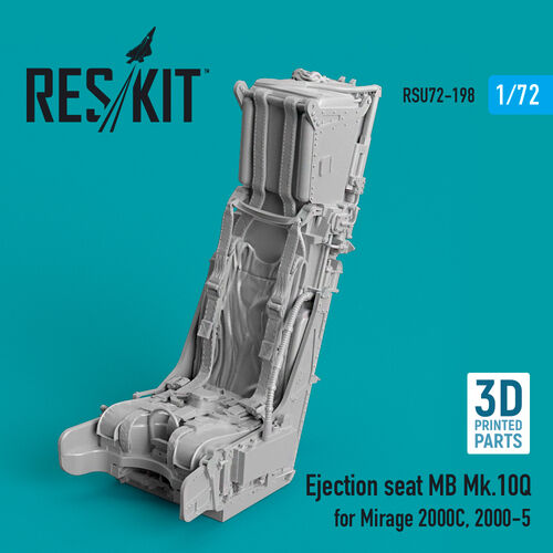 RES/KIT U72-0198 Ejection Seat MB Mk.10Q For Mirage 2000C, 2000-5 (3D Printing)
