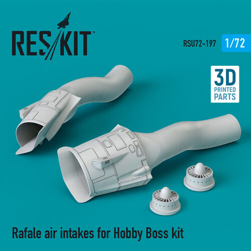 RES/KIT U72-0197 Rafale air intakes for Hobby Boss kit