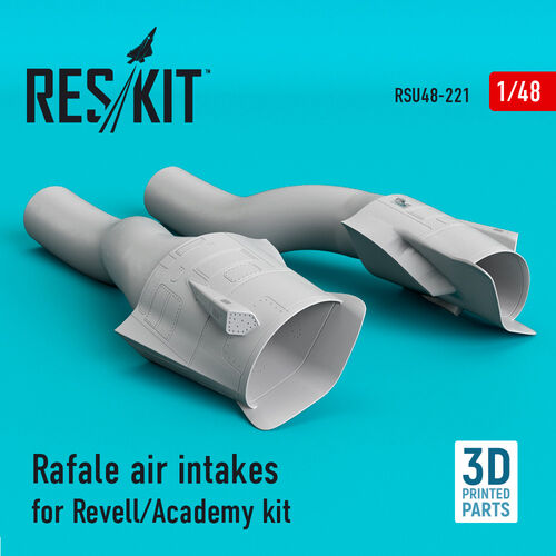 RES/KIT U48-0221 Rafale air intakes for Revell/Academy kit (3D Printing)