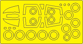 New Ware AM1016 F-4E/EJ Phantom II BASIC kabuki masks for Fine Molds