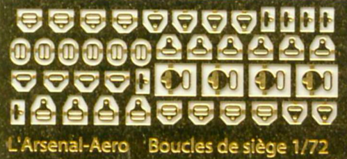 L'Arsenal 2.0 AC7219 Photoetch seat buckles