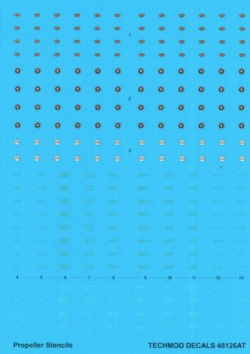 Techmod 48126 Propeller Logos and Stencils
