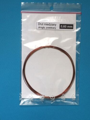 Kartonowa Kolekcja DMD-06 Drut miedziany 0,6 mm (3 m)