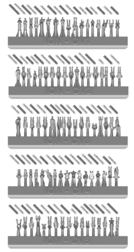 ION Model CV400-001 20th Cent. civil ship passengers and crew