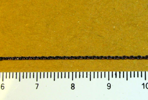 Minor 100003 1.5x1.0x0.2 mm black oval chain
