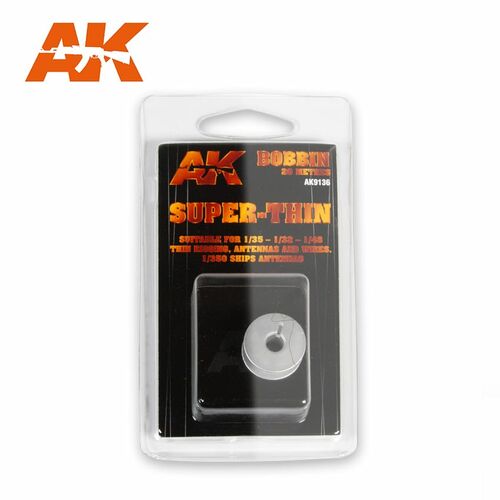 AK-Interactive 9136 Elastic Rigging Bobbin Super-Thin