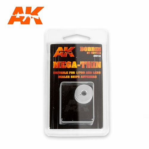 AK-Interactive 9134 Elastic Rigging Bobbin Mega-Thin
