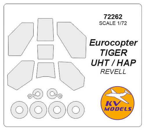 KV Models 72262 Eurocopter TIGER UHT / HAP (Revell)+ wheels masks