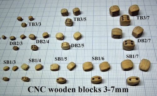 HiSModel WB-SB1-4 CNC single block 1/4mm