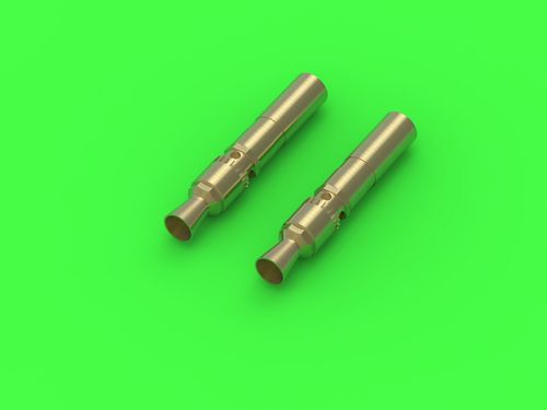 Master GM-35-028 MG-34 - German machine gun barrel tips (turret mount) (2pcs)