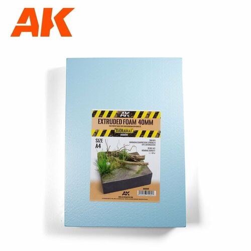 AK-Interactive 8099 Extruded Foam 40 MM A4 Size