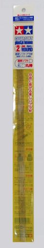 Tamiya 70158 Clear Soft Plastic Beams 2mm Round, 6pcs
