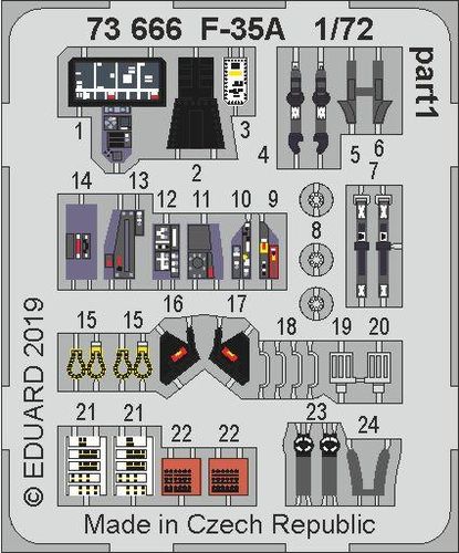 Eduard 73666 F-35A Academy