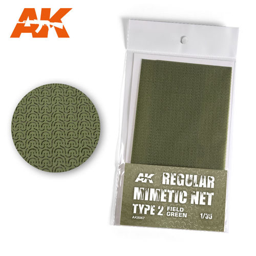 AK-Interactive 8067 Camouflage Net Field Green Type 2