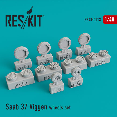 DISCONTINUED RES/KIT 48-0113 Saab 37 Viggen wheels set