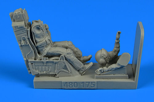 Aerobonus 480175 USAF Fighter Pilot with ejection seat for F-16 Figurines HAS/TAM/ACA/KIN