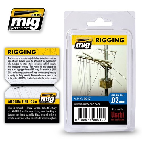 AMMO of Mig Jimenez 8017 Rigging (linka 0,02mm)