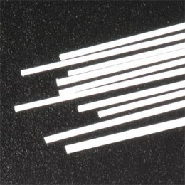Plastruct 90892 PRĘT ĆWIERĆOKRĄGŁY 1mm x 1mm x 250mm 1szt / 1 piece