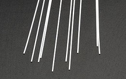 Plastruct 90879 PRĘT PÓŁOKRĄGŁY 0.4mm x 0.8mm x 250mm 1szt / 1 piece